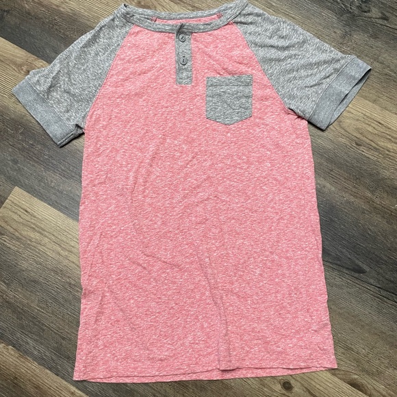 Mossimo Supply Co. | Shirts | Red And Gray Raglan Shirt | Poshmark